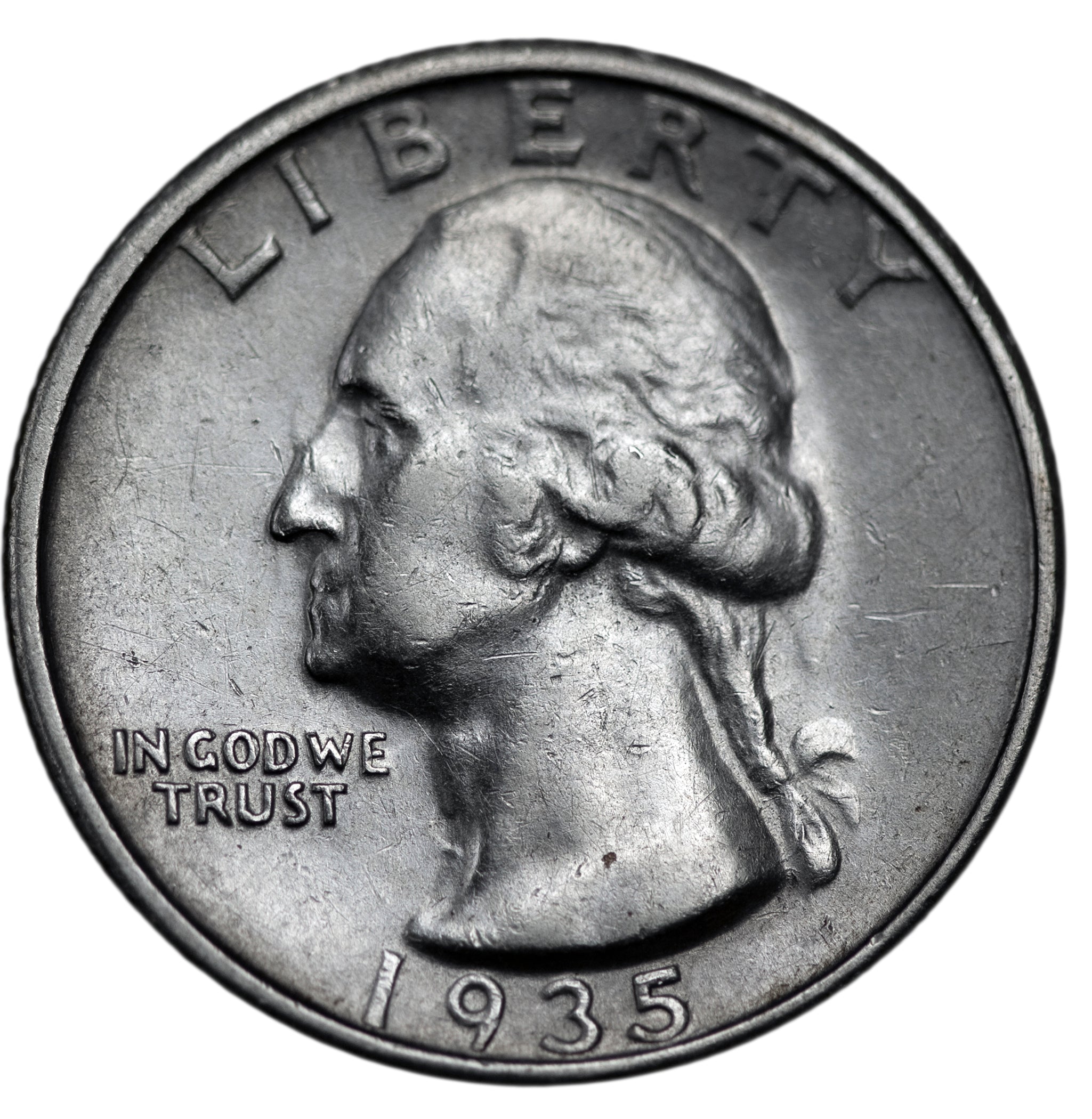 1935 -P Washington Quarter 25c - XF Extra Fine Condition (SP)