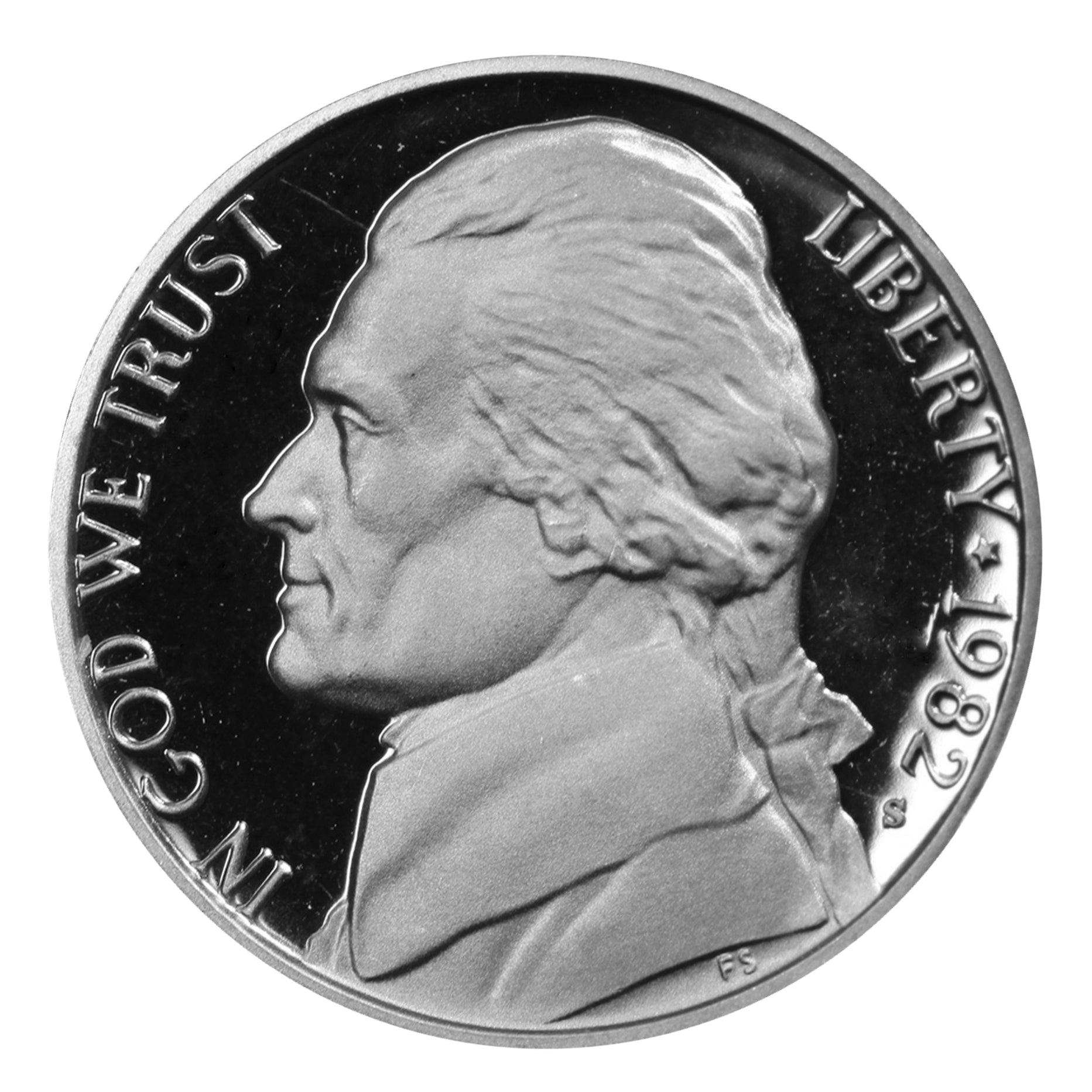 1982 Jefferson Nickel Choice Cameo Proof