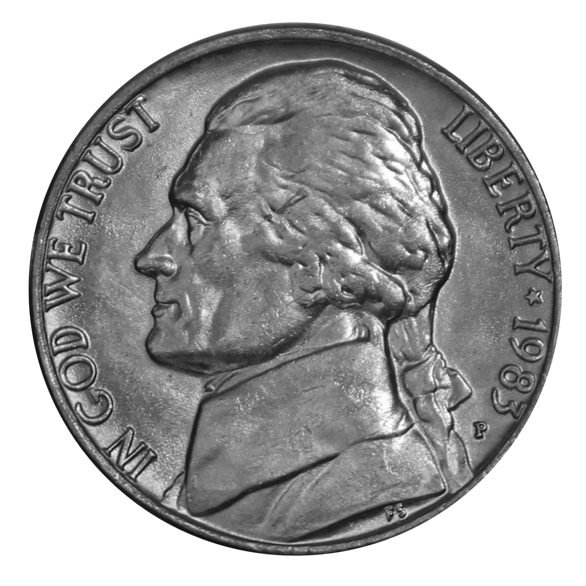 1983-P Full Step FS Gem BU Jefferson Nickel