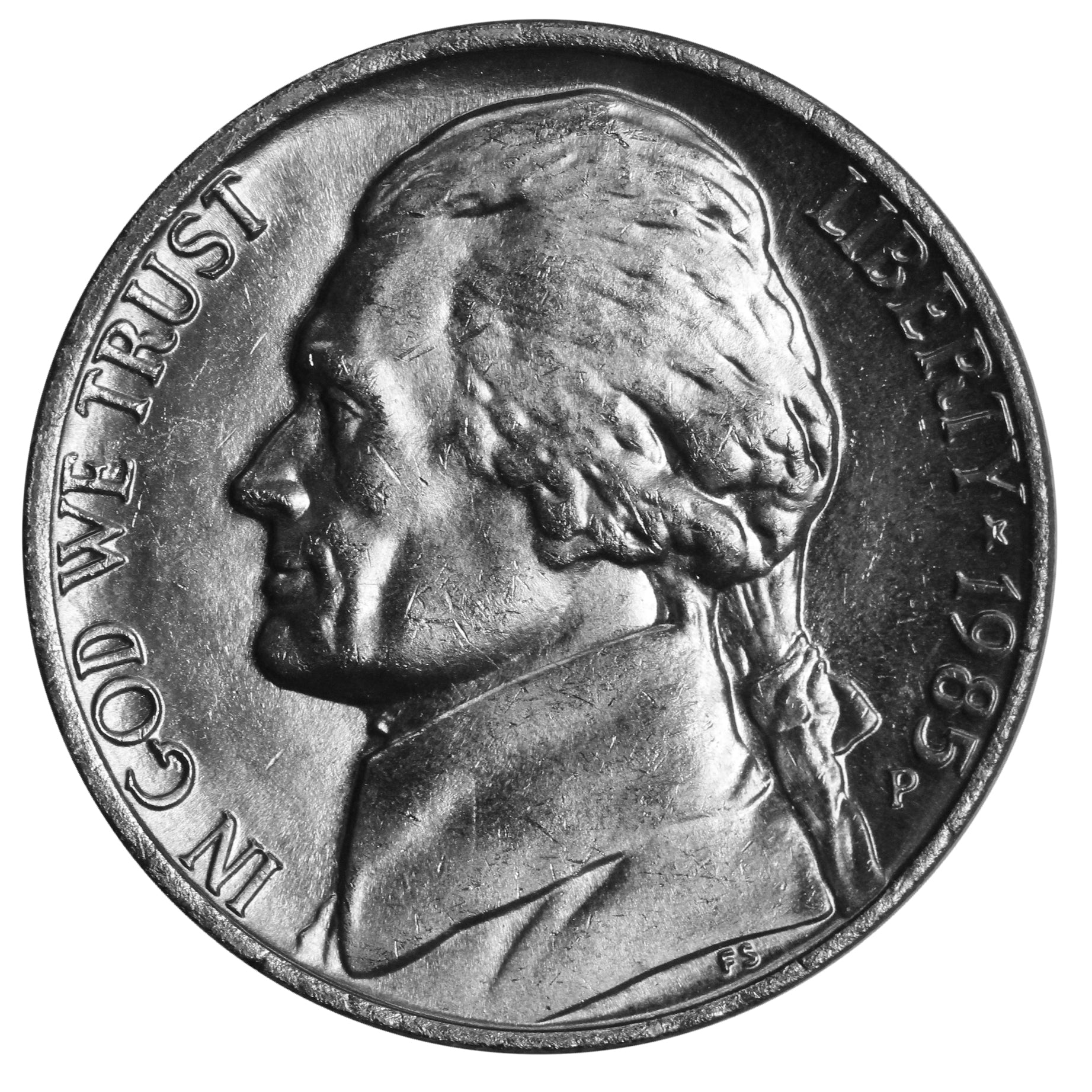 1985-P Full Step FS Gem BU Jefferson Nickel